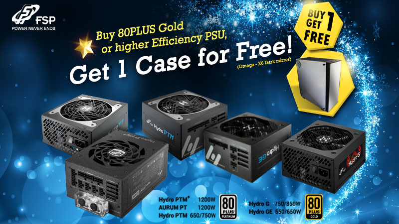 FSP BIG SALE, BUY 1 PSU GET 1 CASE | FSP