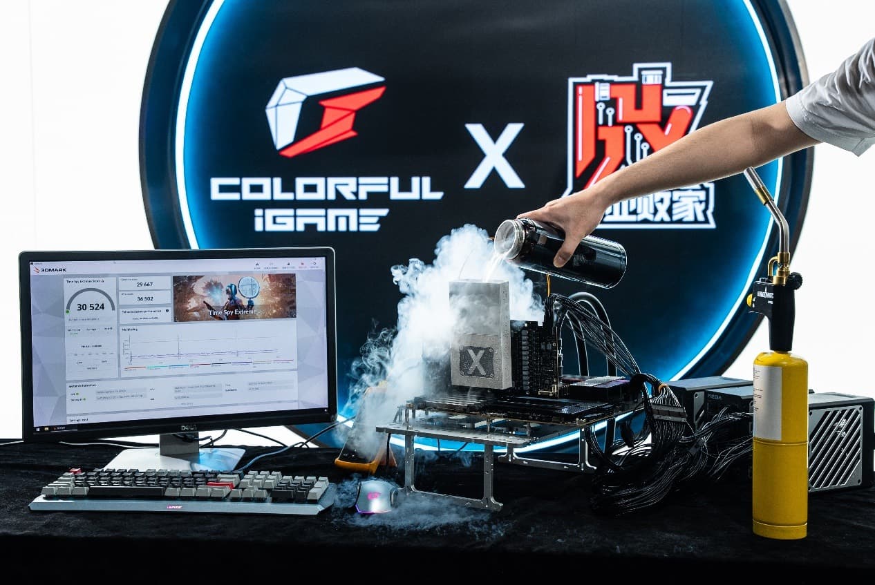 LN2-cooled RTX 5090D Paired with FSP MEGA TI Claims 7 World Records | Press Room | FSP